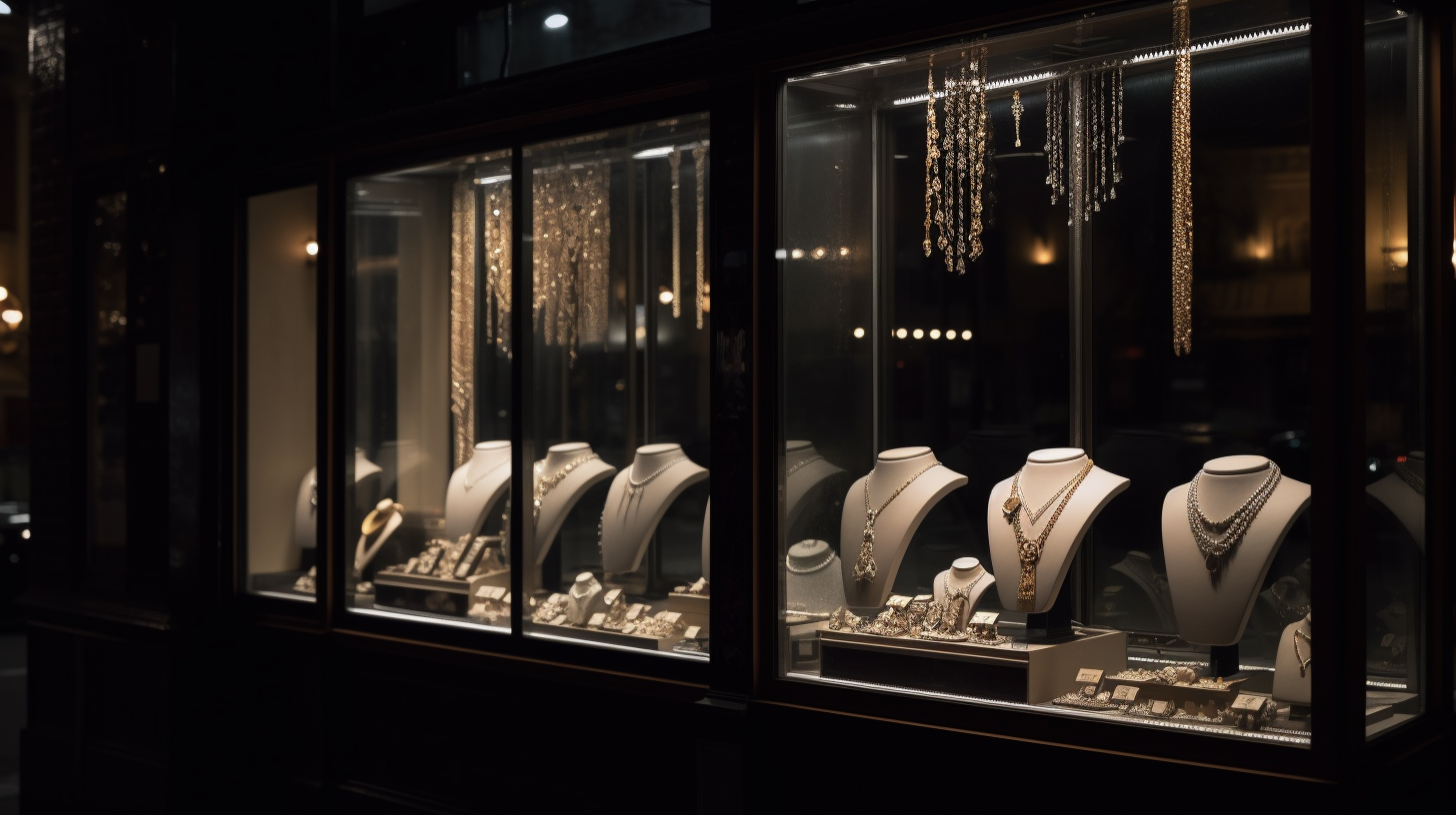 Jewelry Window Displays